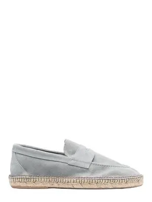 ELEVENTY Suede Penny Espadrilles