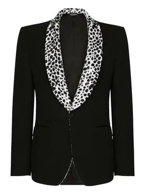 Dolce & Gabbana Sicilia-fit Single-breasted Tuxedo Blazer - Black