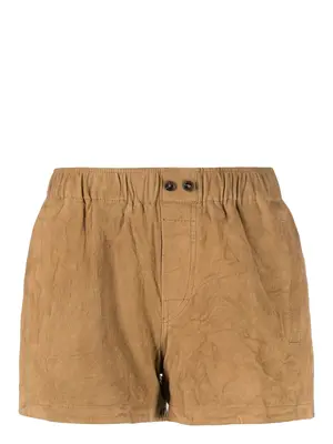 Zadig&Voltaire Paxi Suede Shorts - Brown