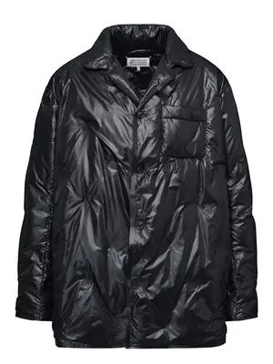 MAISON MARGIELA Padded Single-breasted Jacket - Black
