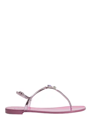 GIUSEPPE ZANOTTI Alphonsine Thong Sandals - Pink