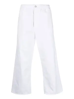 SOCIETE ANONYME Kobe Elasticated Waistband Wide-leg Jeans - White