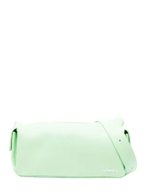 Sunnei Labauletto Leather Shoulder Bag - Green