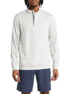SWANNIES Swannies McKinnon Quarter Zip Pullover Glacier