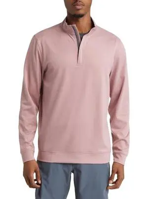 SWANNIES Mckinnon Quarter Zip Pullover - Rose