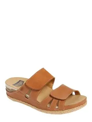 ON FOOT Cynara Slide Sandal - Cuero Tan