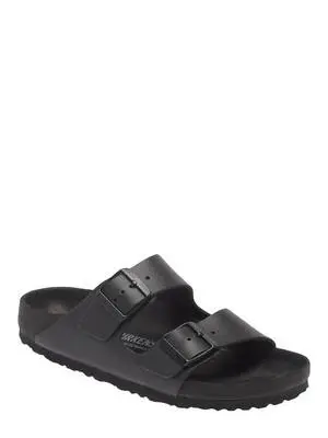 BIRKENSTOCK Arizona Leather Slide Sandal - Black