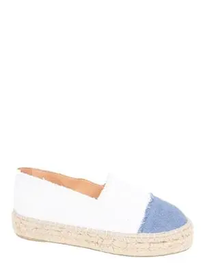 PATRICIA GREEN Patricia Green Maui Espadrille White/denim
