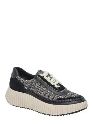 Dolce Vita Dolen Platform Sneakers - Black Multi Woven