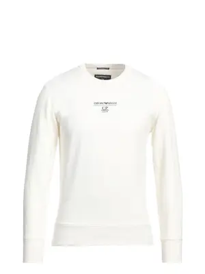 EMPORIO ARMANI FOR C.P. COMPANY Cotton Sweatshirt - White