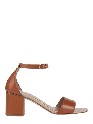 TWINSET Leather Sandals - Brown