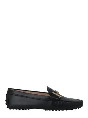 TOD'S Loafers In Soft Leather With Metal Applications