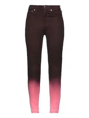 Alice + Olivia ALICE + OLIVIA JEANS Skinny Jeans Burgundy