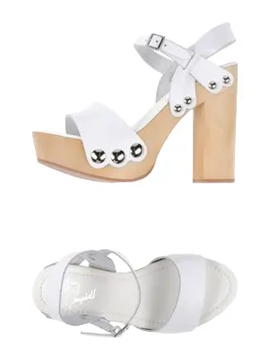 Jeffrey Campbell Leather Sandals White