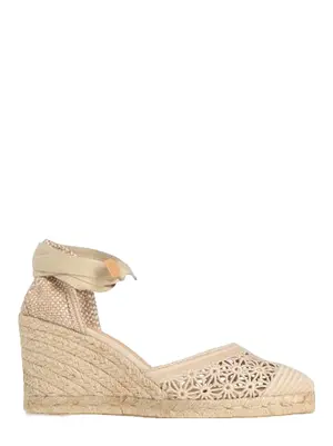 CastaÑer CASTAÑER Espadrilles With Ankle Ties Beige
