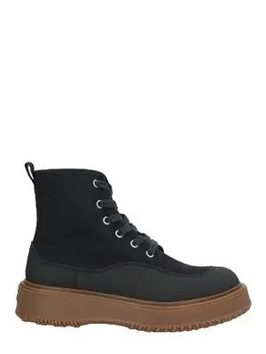 Hogan Lace-up Ankle Boots - Black