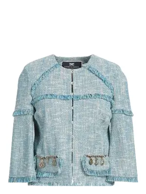Elisabetta Franchi Elisabetta Franchi Tweed Jacket Blue
