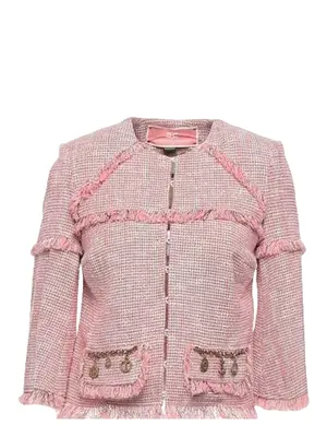 Elisabetta Franchi Elisabetta Franchi Tweed Jacket Pink