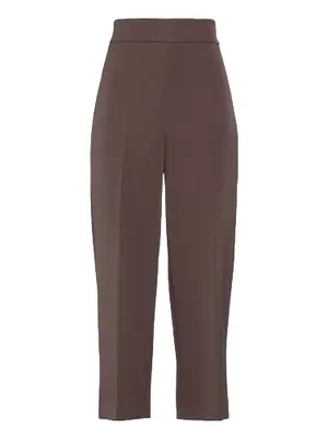 ANGELO MARANI ANGELO MARANI Straight Leg Pants Brown