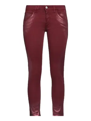 CYCLE CYCLE Gabardine Tapered Pants Burgundy