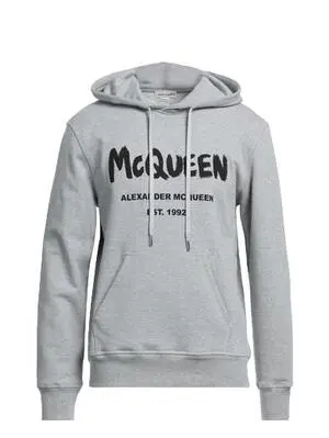 Alexander McQueen Cotton French Terry Sweatshirt - Grey