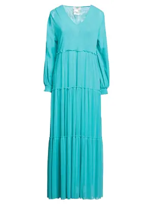 FUZZI FUZZI Maxi Dress Azure