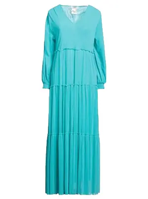 FUZZI FUZZI Maxi Dress Blue