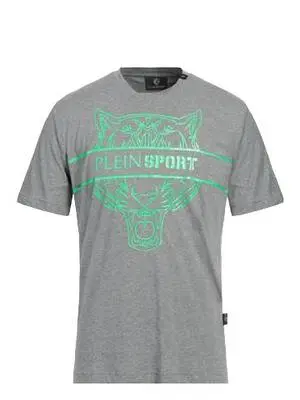 PLEIN SPORT T-shirt Light Size Cotton, Elastane - Grey