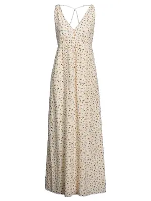 Ba&sh BA & SH Maxi Halterneck Dress Ivory