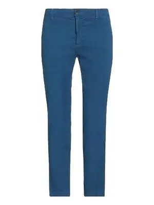 120% Lino Slim-leg Chinos - Blue
