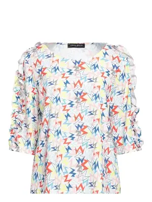 FRANKIE MORELLO Geometric-print Top - White