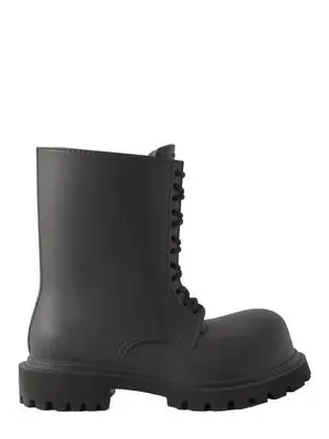 Balenciaga Eva Lace-up Boots - Black