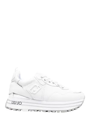 Liu Jo 40mm Chunky Lace-up Sneakers - White