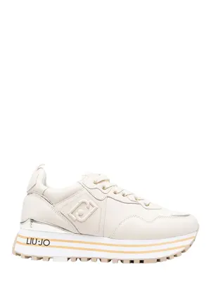 Liu Jo 40mm Chunky Lace-up Sneakers - Neutrals
