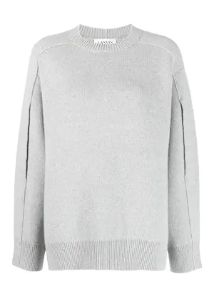 LANVIN Cape-back Jumper - Grey