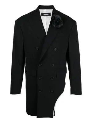 Dsquared2 Double-breasted Blazer - Black