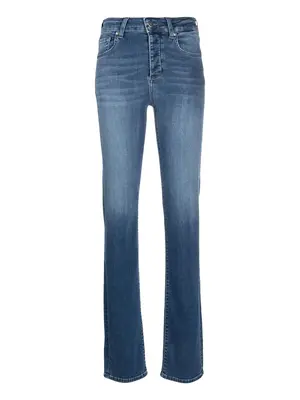 Liu Jo High-waist Straight-leg Jeans - Blue