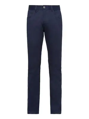 Prada Stretch Drill Five-pocket Jeans - Blue