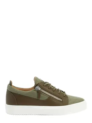 GIUSEPPE ZANOTTI Frankie Low-Top Sneakers Green