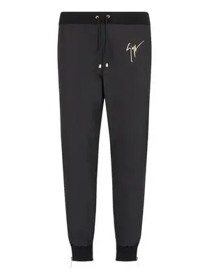 GIUSEPPE ZANOTTI Logo-print Track Pants - Black