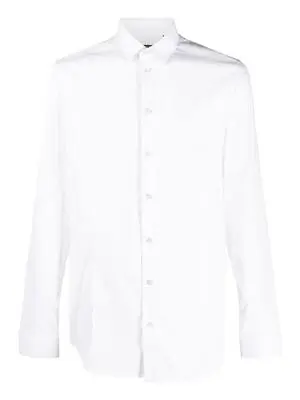 Patrizia Pepe Slim-cut Long-sleeve Shirt - White