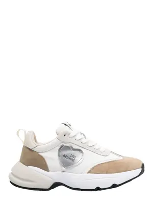 Moschino Panelled Sneakers - White