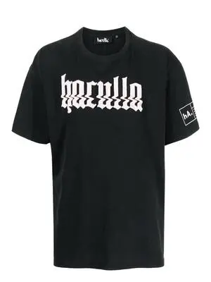 HACULLA. Glitched Logo-print T-shirt - Black