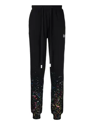 HACULLA. Paint Splatter Track Pants - Black