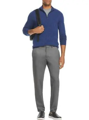 Bloomingdale'S Cashmere Half-Zip Sweater Ocean Blue