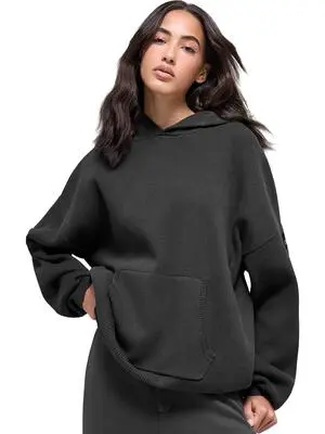 Alo Yoga Scholar Hooded Sweater Top - Anthracite