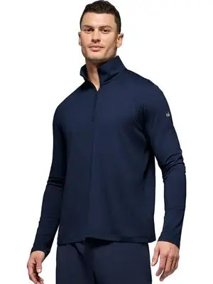 Alo Yoga Conquer 1/4 Zip Reform Long Sleeve Sweatshirt - Navy