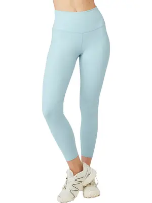 Alo Yoga Black Airbrush High-Waist Legging Chalk Blue