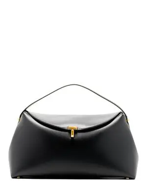 TOTEME T-lock Top Handle Bag - Black