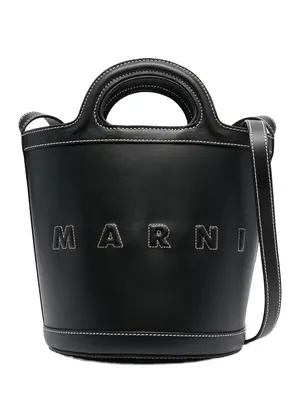 Marni Small Tropicalia Bucket Bag - Black